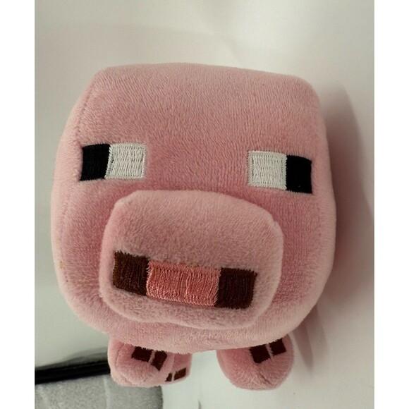 Mojang | Toys | Mojang 24 Minecraft Official Pink Pig Bean Bag Small ...